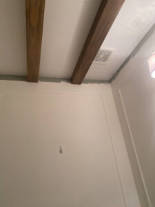 How to Make Faux Beams: An Easy DIY project to upgrade your ceiling!