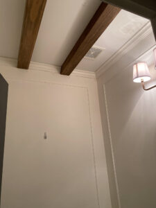 How to Make Faux Beams: An Easy DIY project to upgrade your ceiling!