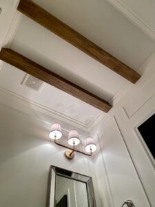 How to Make Faux Beams: An Easy DIY project to upgrade your ceiling!