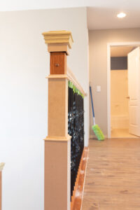 DIY Newel Post to Makeover Your Staircase - The Lived-in Look