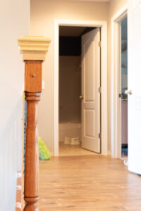 DIY Newel Post to Makeover Your Staircase - The Lived-in Look