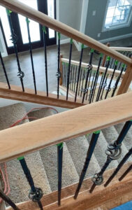 DIY Newel Post to Makeover Your Staircase - The Lived-in Look