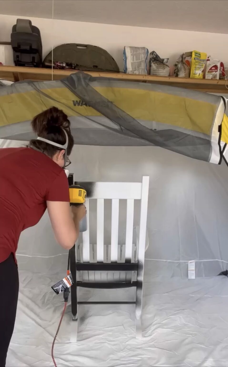 How to Paint Your Outdoor Wooden Rocking Chairs : Easy DIY Makeover