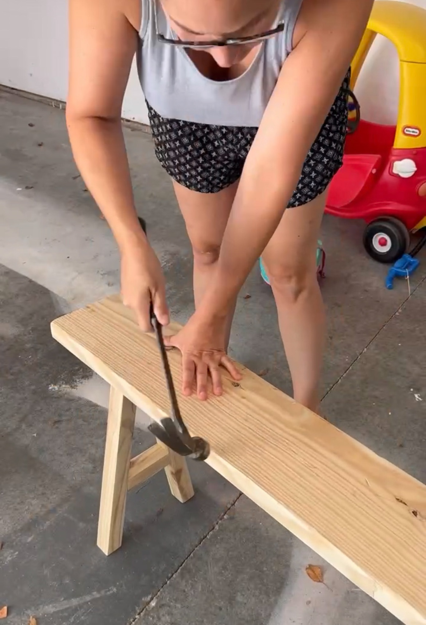 Easy $10 DIY Hallway Bench (With Build Plans)