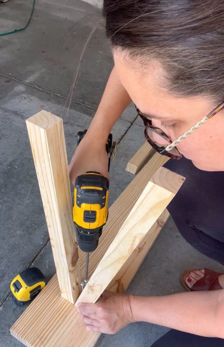 Easy $10 DIY Hallway Bench (With Build Plans)