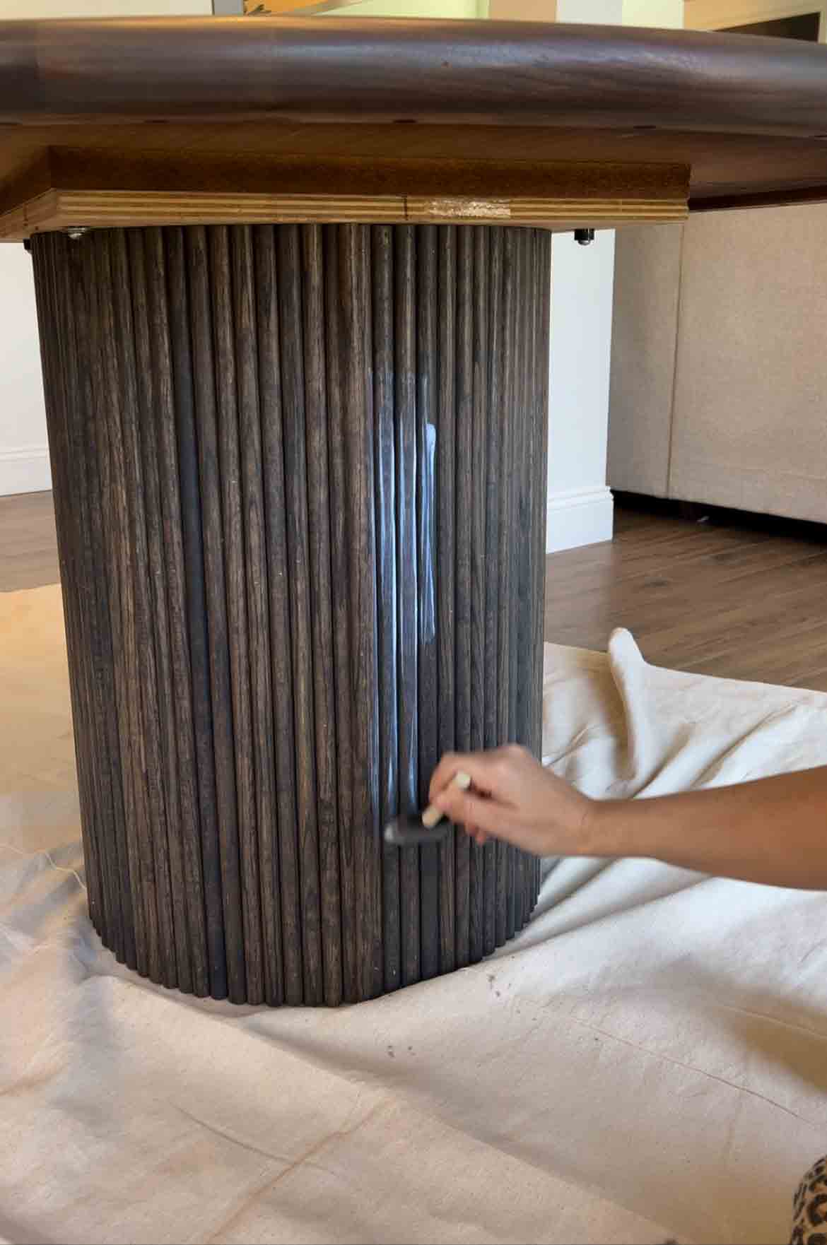 Easy DIY Fluted Side Table Tutorial