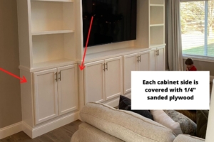 Our DIY Built-in Media Center Reveal (Material List & Cost Included)