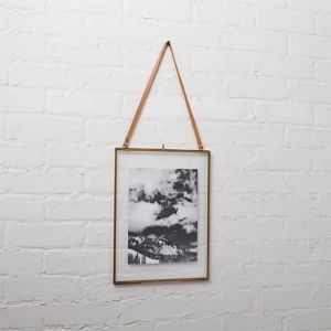 Quick and Easy DIY Leather Strap Picture Frame Tutorial