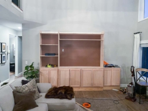 How to Build a Custom built-in Entertainment Center