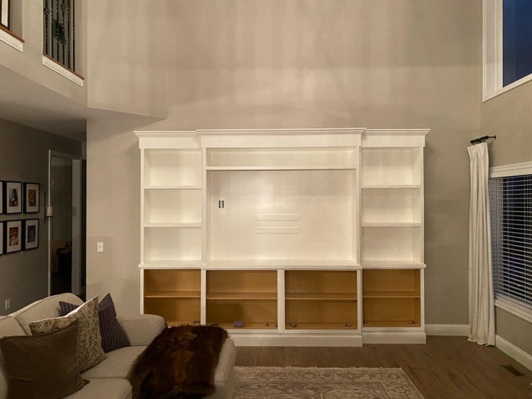Our DIY Built-in Media Center Reveal (Material List & Cost Included)