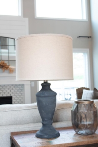 DIY Rustic Table Lamp: Pottery Barn Faris Lamp Dupe | The Lived-In Look