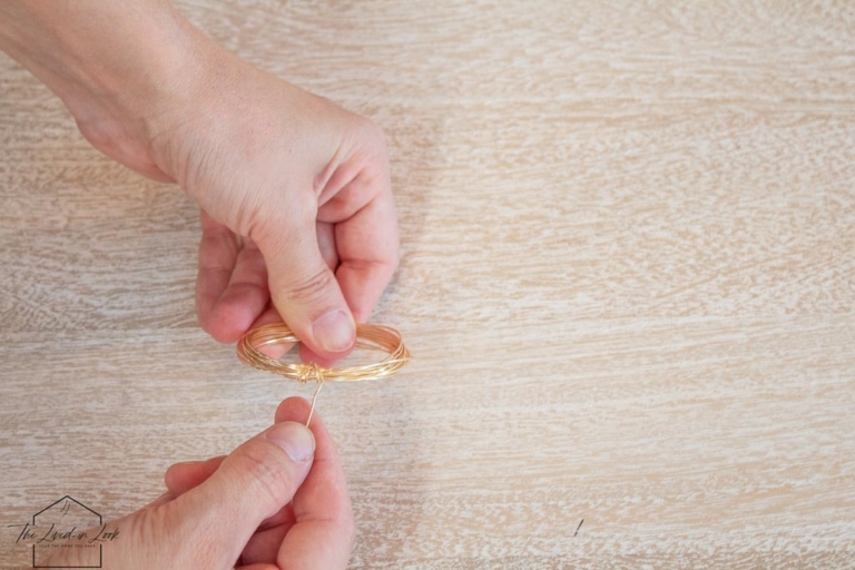 Easy DIY Wire Napkin Rings in Just 3 Steps - The Lived-in Look