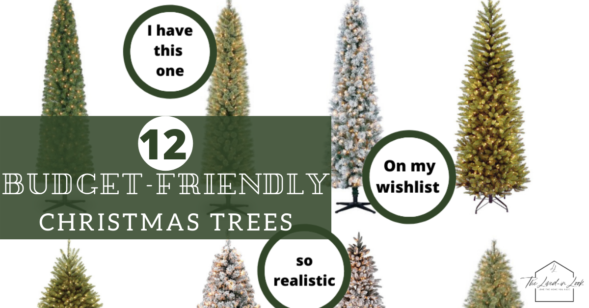 12 Budget-Friendly Christmas Trees for Your Holiday ~ The Lived-In Look