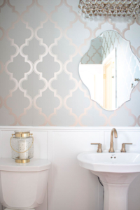 Glam Powder Room Inspiration and Reveal - The Lived-in Look