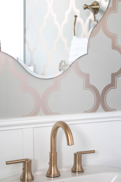 Glam Powder Room Inspiration and Reveal - The Lived-in Look