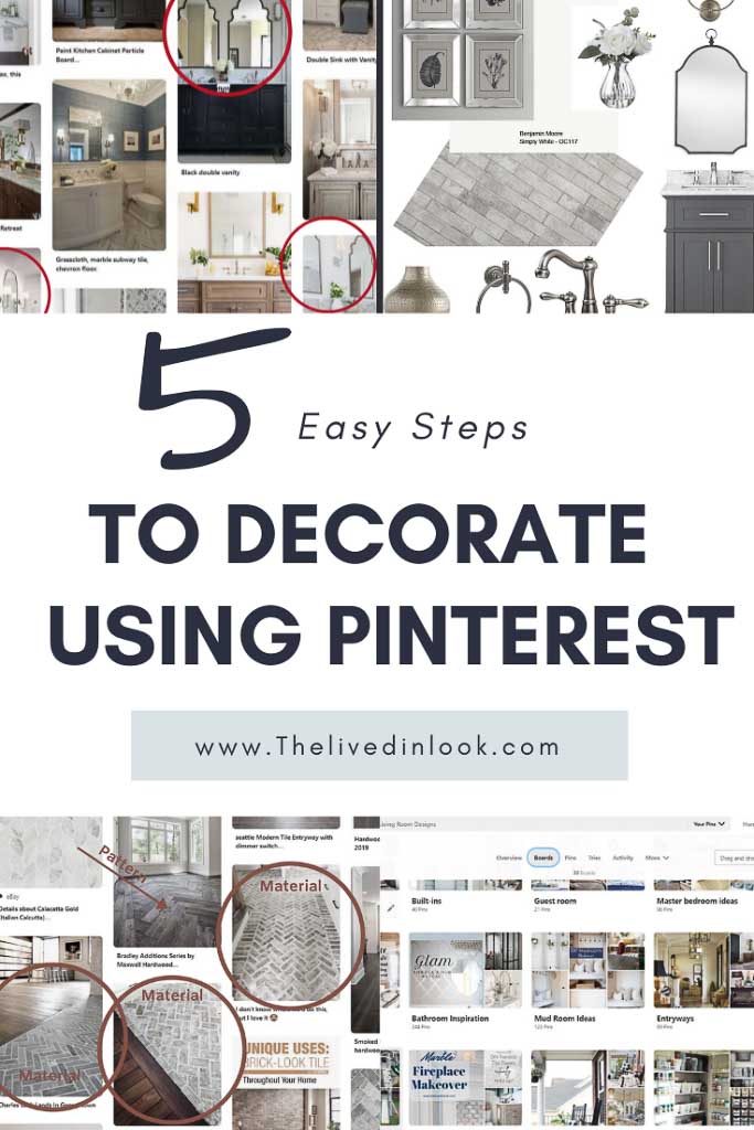 5 Easy Steps To Design Any Room Using Pinterest - The Lived-in Look
