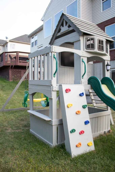 Our Swing Set Makeover: How to Make Old Look New Again - The Lived-in Look