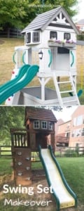 Our Swing Set Makeover: How to Make Old Look New Again - The Lived-in Look