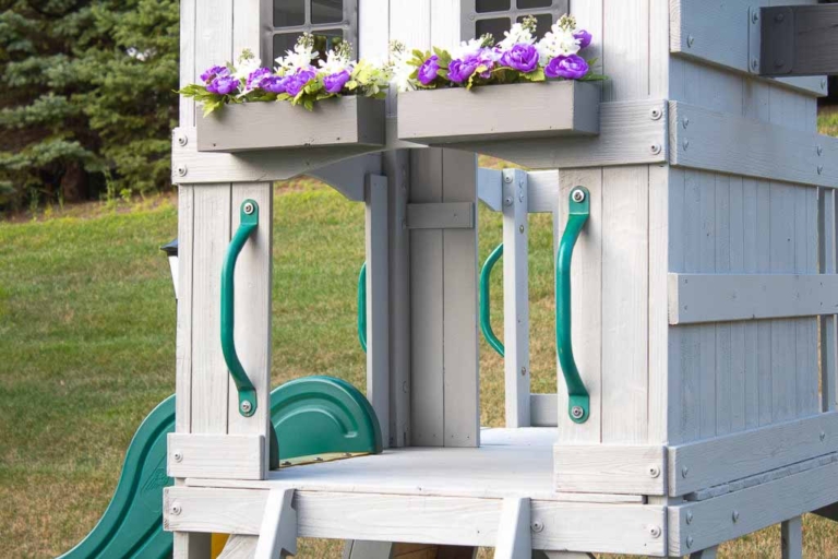 Our Swing Set Makeover: How to Make Old Look New Again - The Lived-in Look